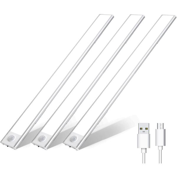 商品名Ejfete Closet Light, 69 LED Adjustable Brightness 3 Colors 16 Inch Rechargeable Smart Motion Sensor Night Light for W...