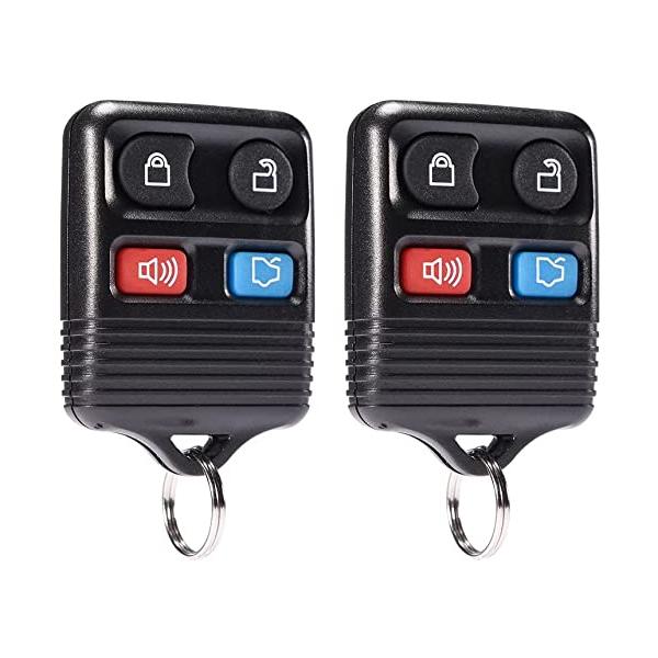 商品名: GALOKEY - 車のキーフォブ キーレスエントリー リモートトランスミッター交換 正確なマッハからOEMパーツへ 特定の車両に最適 フォード/リンカーン/マーキュリー/マツダに最適 4ボタン2個パック GALOKEY - Ca...