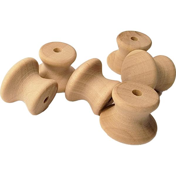 商品名: Pinehurst Crafts 未完成木製引き出しプルノブ キッチンキャビネットノブ 家具DIY ドレッサー引き出しプルまたはクラフトに最適 3/4インチ 12個パック Pinehurst Crafts Unfinished W...