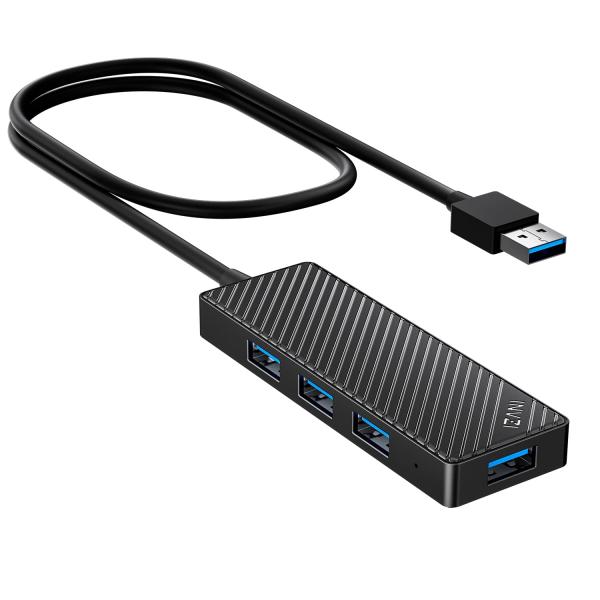 商品名:  INVZI USB Hub 3.0 4-Port, Ultra Slim Data USB Splitter with 2ft Extended Cable Compatible for PC, MacBook, Mac Pro...