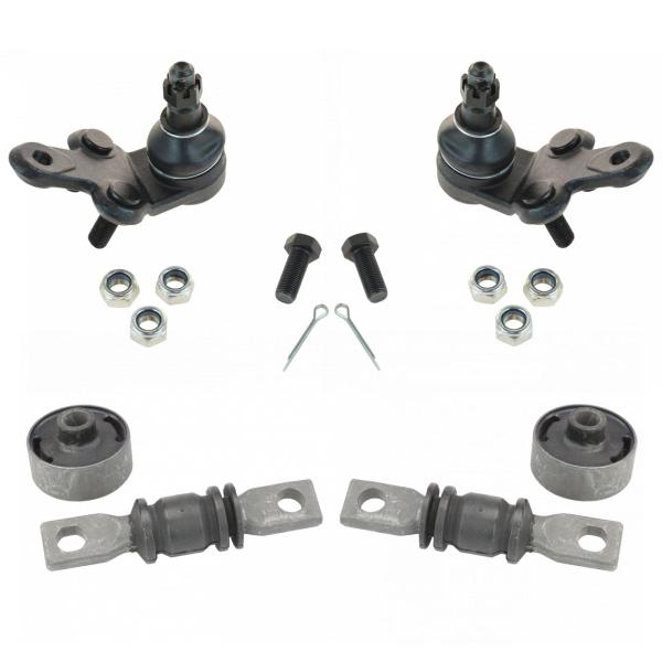 商品名: TRQ フロントロワーコントロールアーム ブッシングボールジョイントサスペンションキット 4ピース トヨタ カムリ ES300 アバロン シエナ用 TRQ Front Lower Control Arm Bushing Ball ...