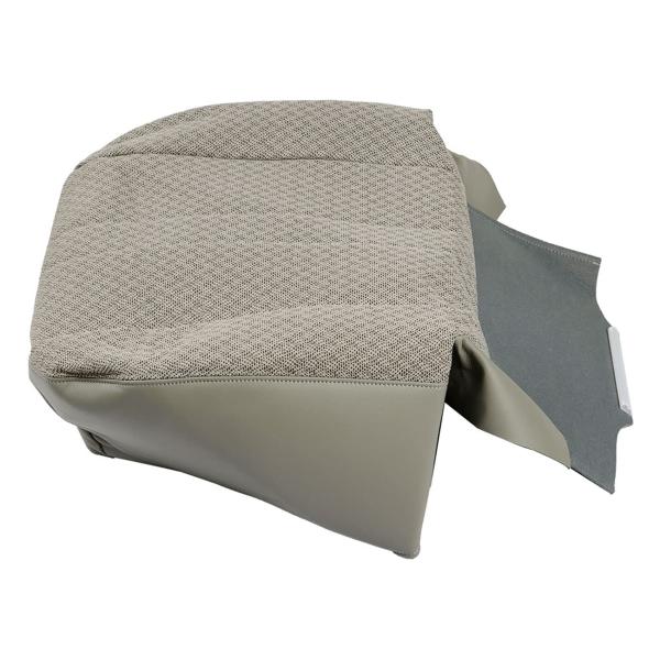 商品名: labwork ピューターグレー ドライバーボトムシートカバー クロス 交換用 2003-2014 Chevy Express 1500 2500 3500 Van用 labwork Pewter Gray Driver Bott...