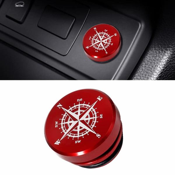 商品名:  Banseko Aluminum Dustproof Car Lighters Plugs Fire Missile Button,12V Replacement Accessories Car Novelty Button L...