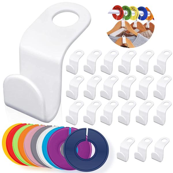 商品名:  40PCS Clothes Hanger Connector Hooks, Cascading Clothes Hangers for Heavy Duty Space Saving Cascading Connection H...