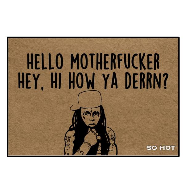 商品名:  Irene's Store So Hot Funny Door mat Custom Indoor Hello Motherfucker Hey, Hi How Ya Derrn23.6x15.6 Inch Home and O...