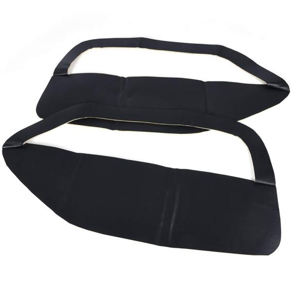 商品名: VRracing 2005-2009 Ford Mustang アームレストドアパネルインサートカード 合成皮革 (ライトブラック) VRracing Compatible with 2005-2009 Ford Mustang ...