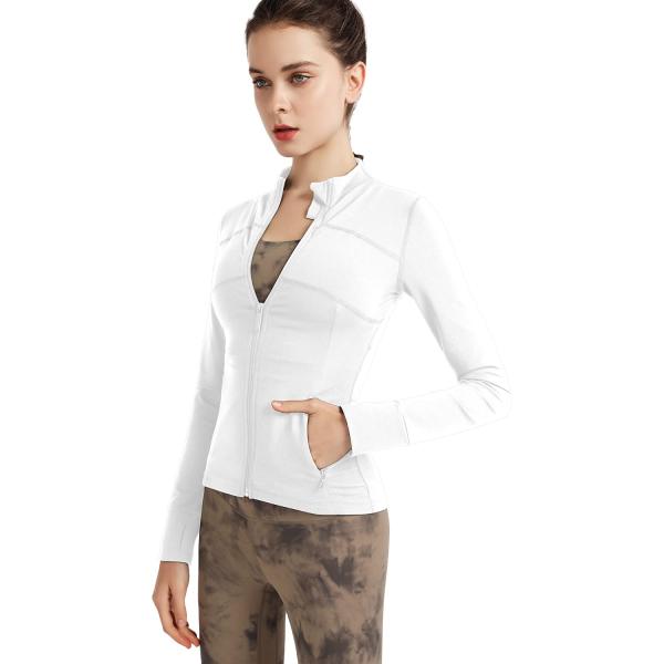 商品名:  CARPESUN Women's Stretchy Workout Jackets Lightweight Full Zip Running Track Jacket (White, Medium)ブランド: CARPESUN商...