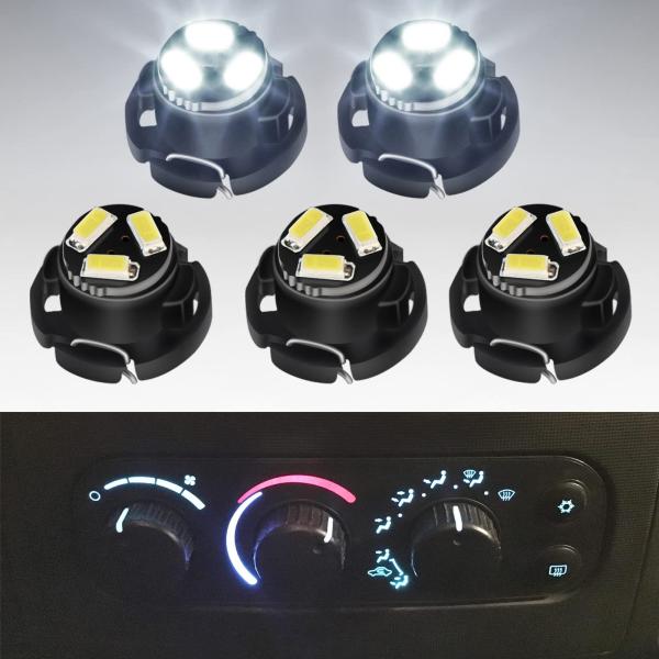 商品名: MbuyDIY LED電球 電球キット AC気候ヒーターコントロール用 2003-2008 Dodge Ram 1500 2500 3500 Dakota Pickup対応 ホワイト MbuyDIY LED Lights Bulb...