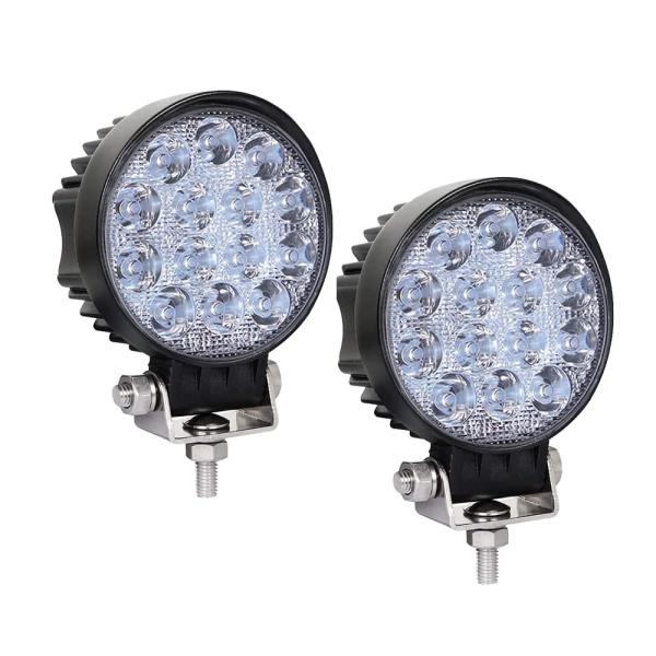 商品名:  42W Led Round Light, 4.5Inch Led Light Pods, Flood Round Lights Off-Road Lights Led Lights Fit for Trucks Off-Road...