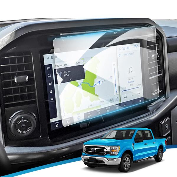 商品名:  Fibpen Compatible With 2021-2022+ SYNC4 12 Inch Ford F150 F-150 Premium Tempered Glass Screen Protector - Anti-Gla...