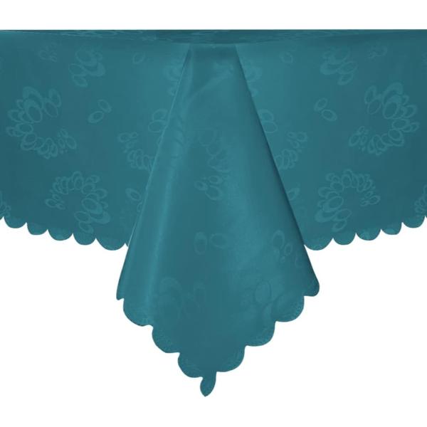 商品名meioro Waterproof PU Tablecloth Rectangle Jacquard Table Cloth Wipe Clean and Easy Care Dining Table Cover for Cafe R...