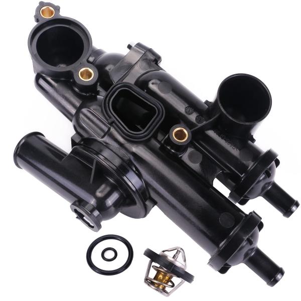 商品名: 68003582AB Kit de carcasa de termostato compatible con Chrysler 200 Sebring Dodge Avenger Caliber 68003582AB Thermo...