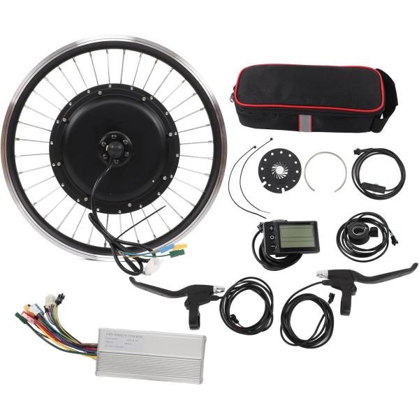 商品名Vbestlife Front Wheel Electric Bicycle Conversion Motor Kit, 20 Inch 48V 1500W Electric Bike Front Drive Motor Wheel ...