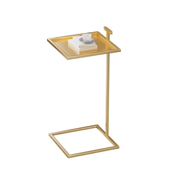 商品名:  ZHLAAL Snack Side Table, Square End Table for Sofa Couch and Bed, Laptop Table, Work from Home, 12x23.2 Inch Tall,...