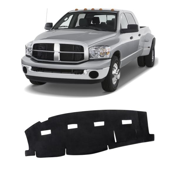 商品名: FIILINES ダッシュカバー 2006-2009 Dodge Ram 2500 3500/2006-2008 Dodge Ram 1500 ダッシュボードマットカバー サンシェード ノンスリップ メッシュプロテクター グレアな...