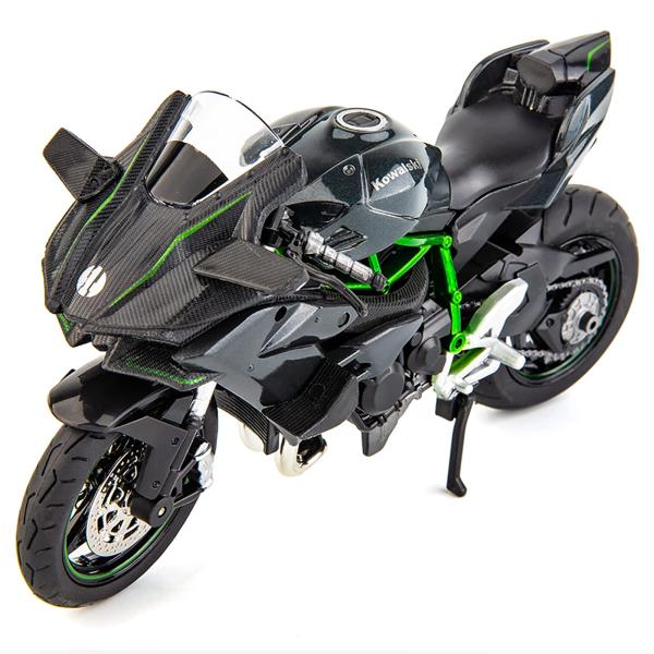 商品名:  BDTCTK Compatible for 1:12 Kawasaki Ninja H2R Motorcycle DieCast Model, Suspension and Free Roller, Toy Car, Motor...