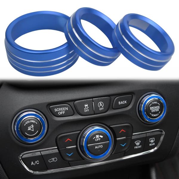 商品名: KEEGTBOX センターコントロール スイッチノブカバー チェロキー 2021 Dodge Durango 2020 AC エアコン ボリュームチューンノブ ボタンカバー キット Jeep Grand Cherokee 2014...