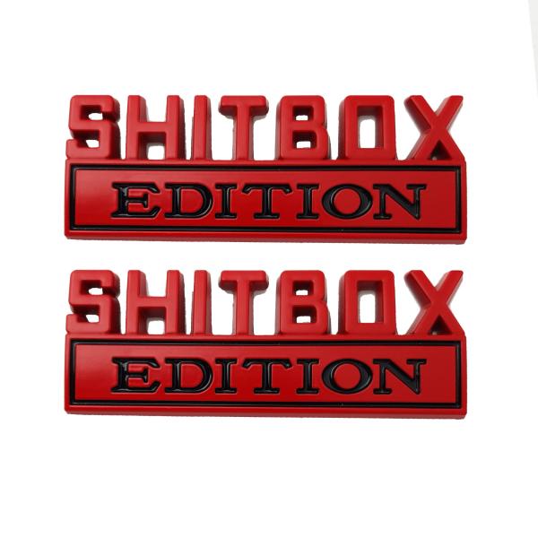 商品名:  N/A 2 pcs Edition Emblems 3D Raised Metal Logo car Badge Suitable for and Truck SUV、car Door, Tail Box, Water Tank...