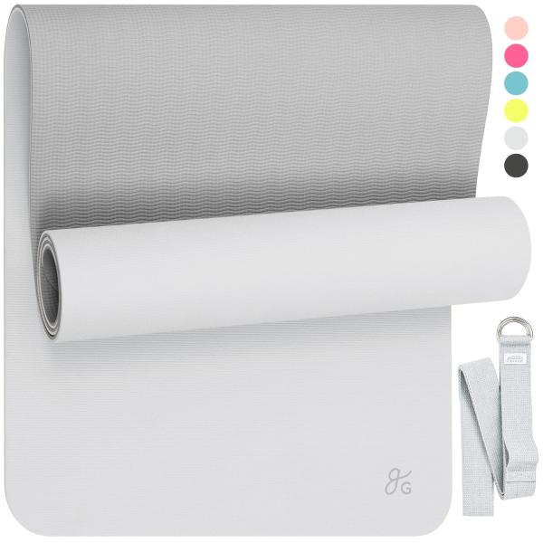 商品名:  Greater Goods Professional Yoga Mat - Exercise Mat for Fitness, Balance, and Stability, Carrying Strap Included, P...