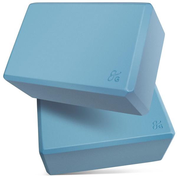 商品名: Greater Goods プレミアムヨガブロック - 2パックセット ヨガ ピラティス 瞑想用 | 軽量ブロック 高品質のラテックスフリー素材製 ノンスリップ加工 | セントルイスでデザイン (ディープスカイブルー) Great...