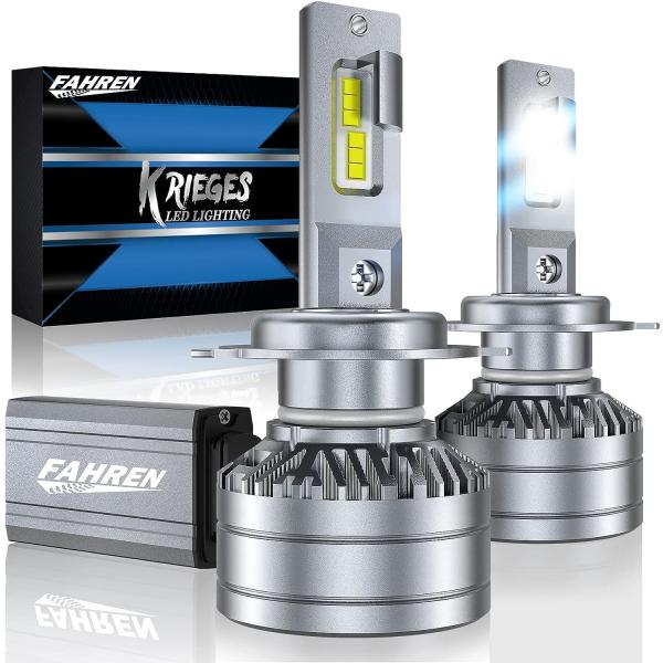 商品名Krieges Fahren H4/9003 LED Headlight Bulbs, 120W 20000LM 600% Brighter LED Headlights Conversion Kit 6500K Cool White...