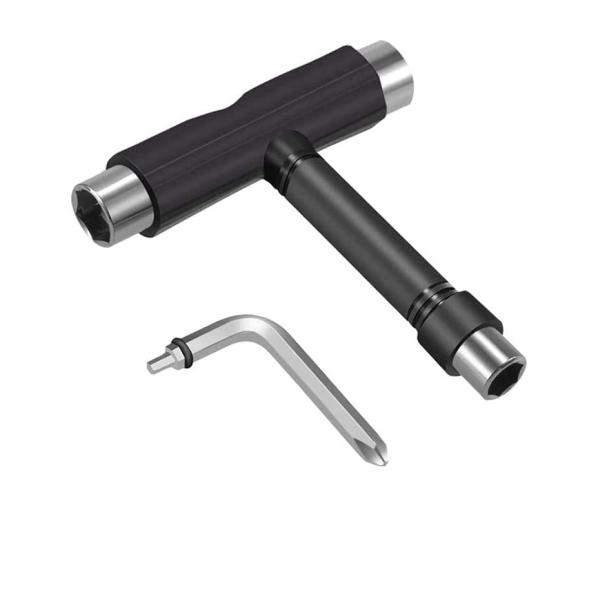 商品名: スケートツール オールインワン多機能ポータブルスケートボードTツール アクセサリー Tタイプ六角レンチとLタイププラスヘッドレンチドライバー付き Skate Tool All-in-One, Muti-Function Porta...