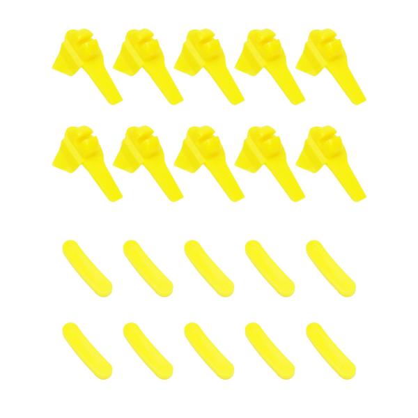 商品名: LANDSIN タイヤディマウントヘッド プラスチックタイヤチェンジャープロテクター 20個 タイヤチェンジャーマウント ディマウントヘッドダックインサートリムプロテクター フロント10個 + リアインサート10個 タイヤマシンア...