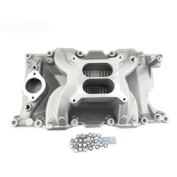 商品名: アルミニウムエアギャップインテークマニホールド 1967-2003 スモールブロック クライスラー モパー 318 340 360 DM-3812 0用 Aluminum Air Gap Intake Manifold for 1...