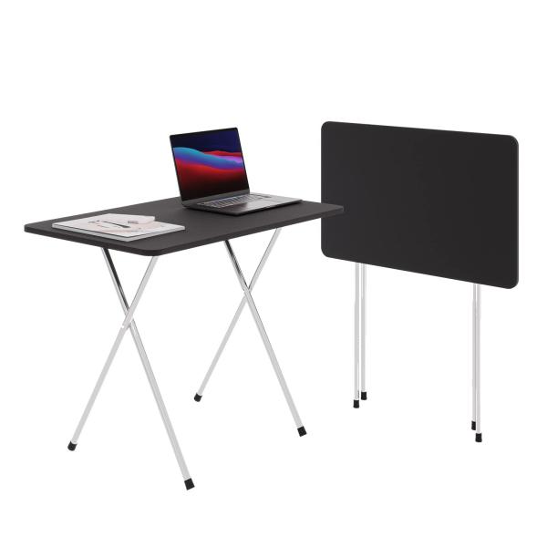 商品名:  Folding TV Tray Table, 2.6-Foot TV Dinner Folding Table for Small Space Eating, Dinner Foldable Side Desk with Woo...