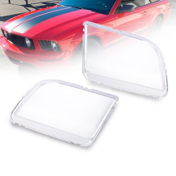 商品名:  PIT66 Headlight Lens Cover, Compatible with 2005-2009 Ford Mustang (Does Not Fit Shelby GT500 Models) Clearブランド: P...