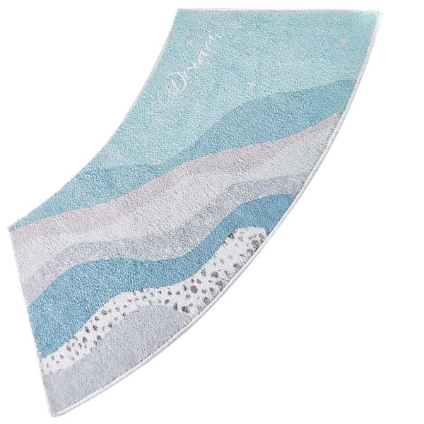 商品名:  DFEO@MF Curved Bath Rug,Corner Shower Mats Non Slip, Semi-Circular Bath Mat Washable Bathroom Rug Corner Bath Tub ...
