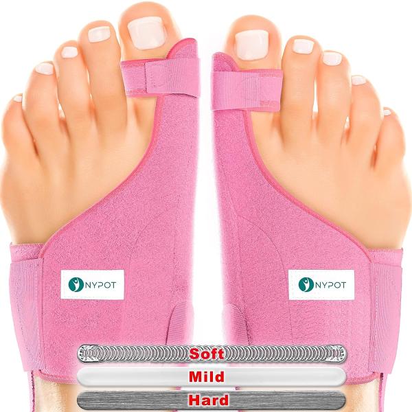 商品名NYPOT Bunion Corrector for Women with 3 Bunion Splints   Bunions Correction Women Big Toe Straightener and Toe Separa...