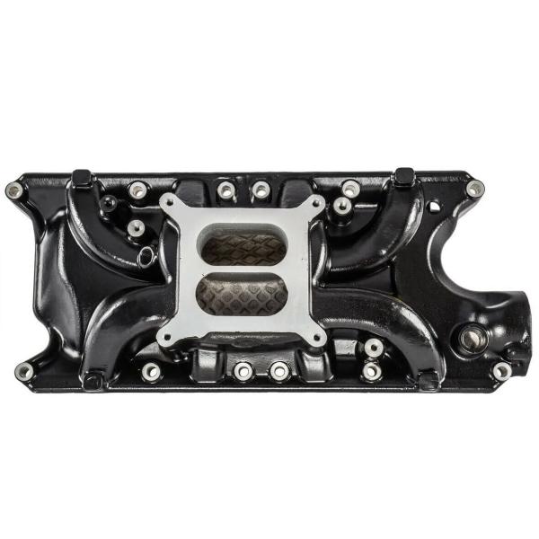 商品名: アルミニウム インテークマニホールド デュアルプレーン フォードウィンザー スモールブロック インテークマニホールド SBF 289 302用 ブラック Aluminum Intake Manifold Dual Plane fo...