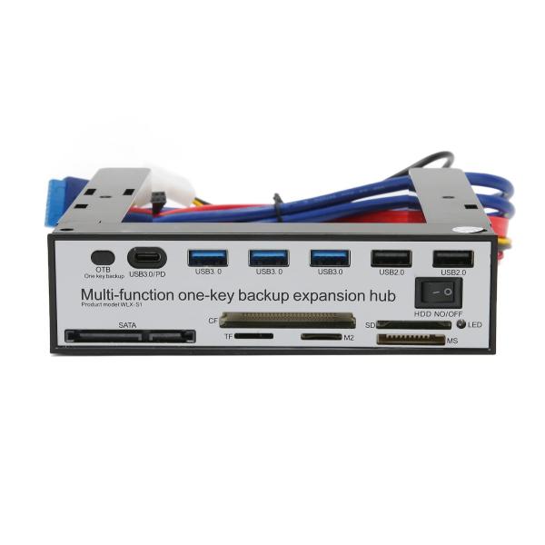 商品名: Bewinner 5.25インチ 多機能コンピューターメディアフロントパネル PCダッシュボード NGFF M.2 MSATA 16TB OTB ワンクリックバックアップ デスクトップ用 Bewinner 5.25 inch Mu...