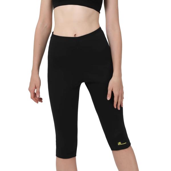 商品名:  Gowhods Women Hot Yoga High Waist Capris Sauna Sweat Pants,Neoprene Compression Slimming Leggings for Workout (L)ブ...