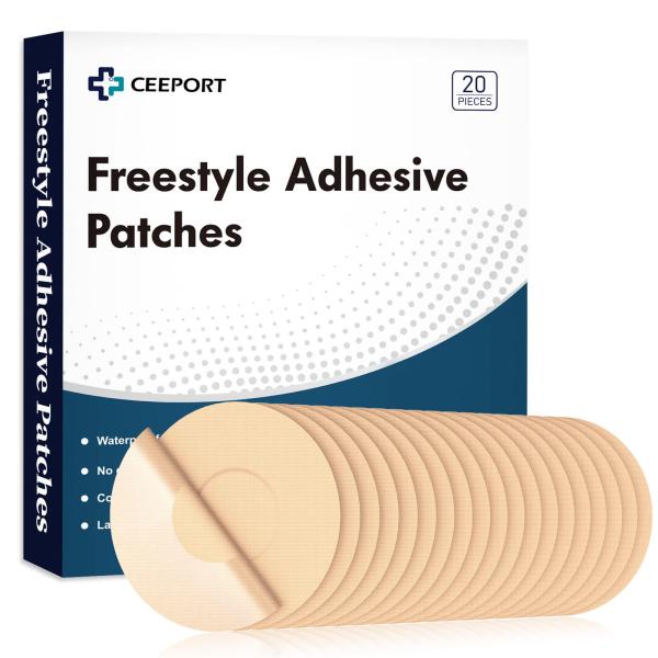 商品名:  Ceeport Freestyle Adhesive Patches(20 Pack), Intended for Freestyle Libre 2 Enlite Medtronic Guardian CGM Sensor C...