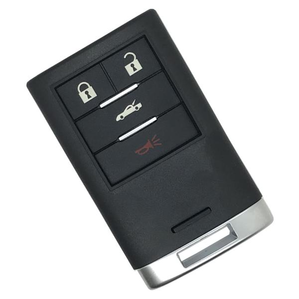 商品名: キーレスエントリーリモートスマートキーフォブシェルケース キャデラック XLR シボレー コルベット M3N5WY777A用 (4ボタン) Keyless Entry Remote Smart Key Fob Shell Case...