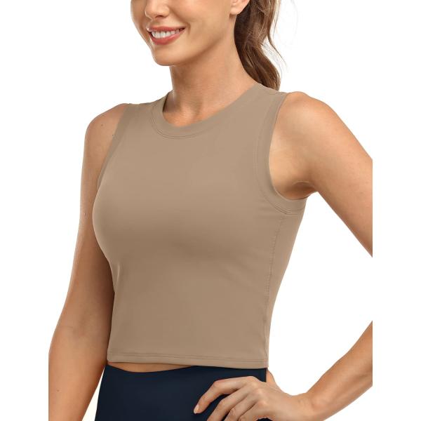 商品名:  HeyNuts Athletic Crop Tops Workout Tops for Women, Yoga Sports Tank Tops Racerback Carbon Dust Mブランド: HeyNuts商品サイズ...
