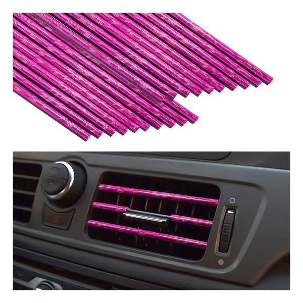 商品名:  20PCS Car Air Conditioner Decoration Strip, Bendable DIY Car Vent Outlet Trim, Universal Waterproof Air Vent Outle...