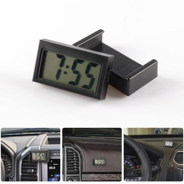 商品名:  UYYE Mini Car Clock Small Digital Clock -Sticky Car Clock Accessories with Clear LCD Screen Stand Case Function -S...