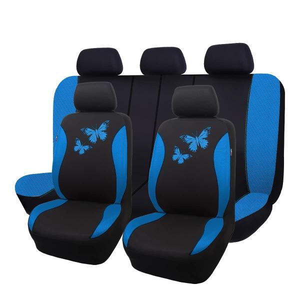 商品名:  Flying Banner Butterfly car seat Covers ful Set Fashion Universal Lady Woman Female Rear Bench Split Colorized (Fu...