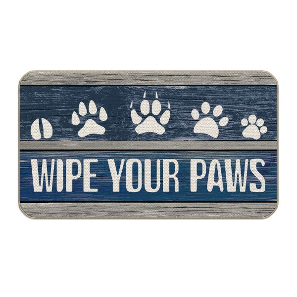 商品名:  Wipe Your Paws Door Mat 17 x 30 inch, Wipe Your Paws Door Mats for Indoor and Outdoor Doormats, Front Porch Entran...