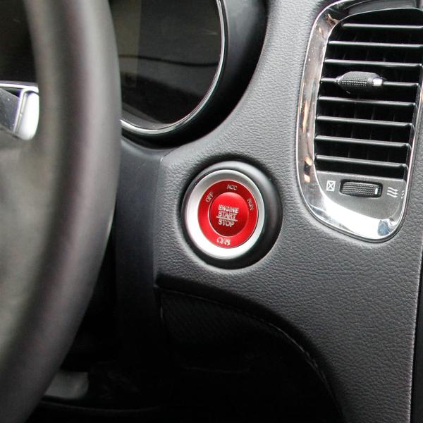 商品名:  Aluminum Alloy Engine Start/Stop Push Start Button Pervious Light Patch Cover for 14-20 Dodge Durango for 17-22 Do...