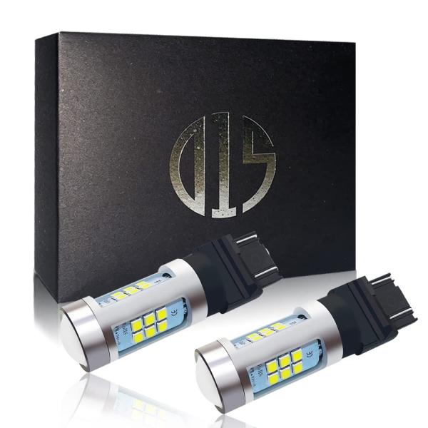 商品名: D15 Lighting WT21W 4527 LED電球 6000K ホワイト リバースバックアップライト 2021 2022 F150 F250 Bronco Maverick 21SMD ハイパワー 2835チップ プロジェ...