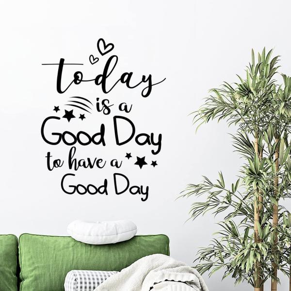 商品名:  Bible Verse Motivational Quote Sticker Decal for Wall Today is A Good Day to Have A Good Day Vinyl Wall Stickers N...