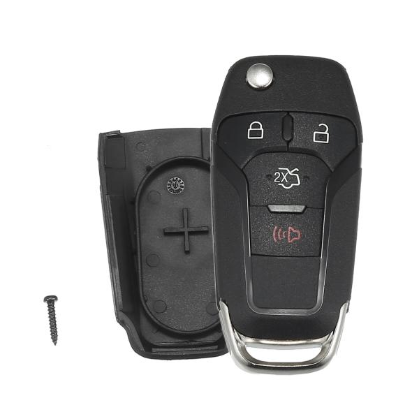 商品名:  X AUTOHAUX 4 Button Smart Key Fob Case Keyless Entry Remote Key Shell Cover for Ford Edge Explorer 2013-2017 for F...