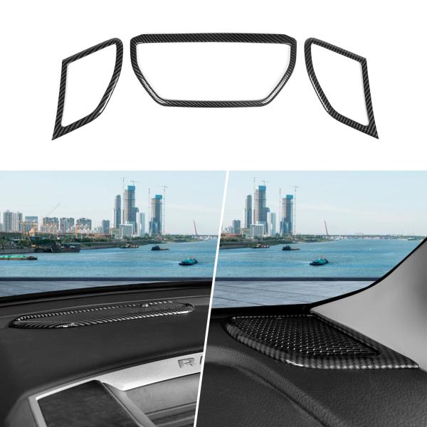 商品名:  RT-TCZ Center Console Dashboard Speaker Audio Trim Cover Ring Decoration Interior Accessories for Dodge Ram 2018 2...