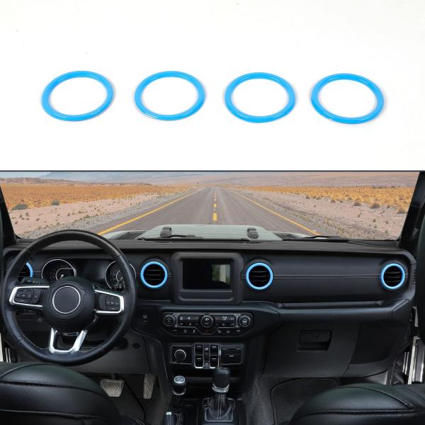 商品名:  RT-TCZ Air Vents Cover Trim Decoration Air Conditioning Vent Outlet Trim Cover ABS Wrangler Gladiator Accessories ...