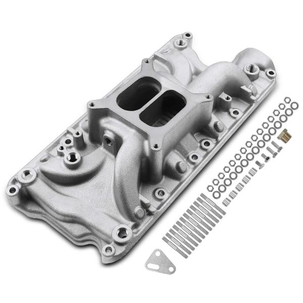 商品名: A-Premium デュアルプレーンインテークマニホールド フォードスモールブロックウィンザー対応 エンジン4.3L 260 &amp; 4.7L 289 &amp; 5.0L 302 1963-2001 1500-6500 RP...