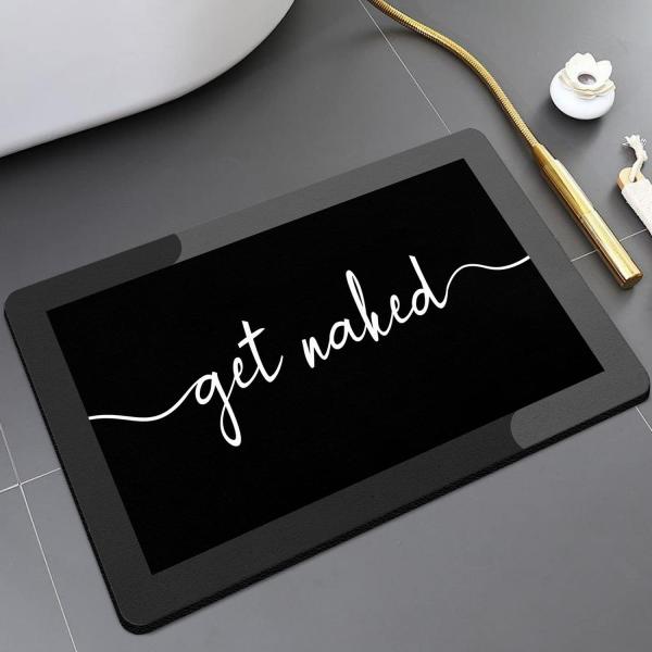 商品名:  Cloudsfeel Get Naked Bath Mat Rug,Non-Slip Super Absorbent Bath Mat,Shower Bath Mat for Bathroom,Quick Dry Bath Ma...